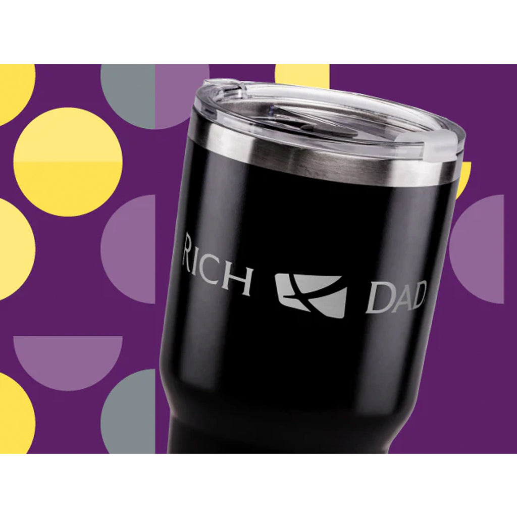Rich Dad Black Travel Mug, 20 oz – Rich Dad Store