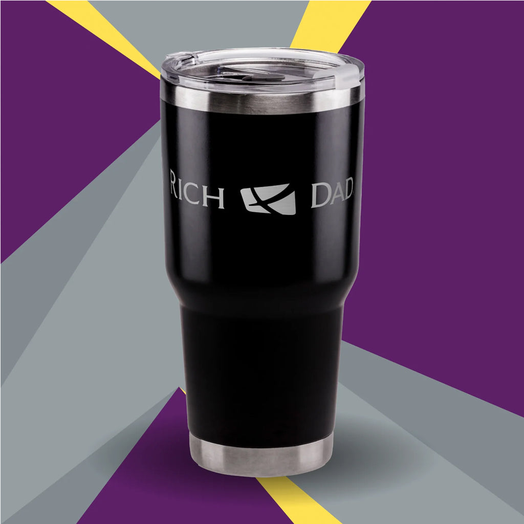 Rich Dad Black Travel Mug, 20 oz – Rich Dad Store