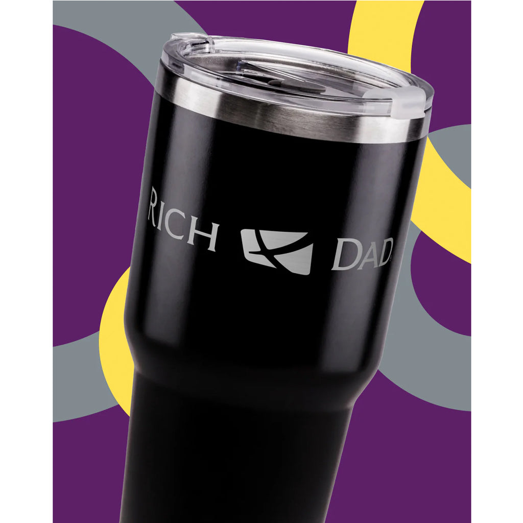 Rich Dad Black Travel Mug, 20 oz – Rich Dad Store